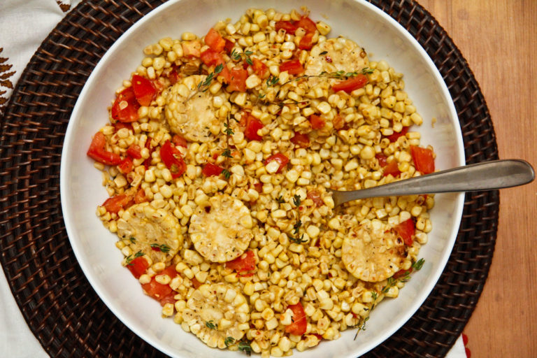 Warm Corn Salad | Chef Julie Yoon