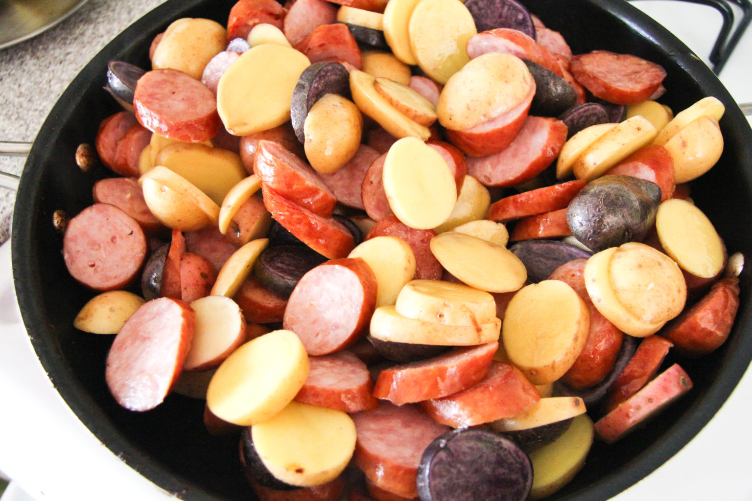 Kielbasa and Potatoes Skillet | Chef Julie Yoon