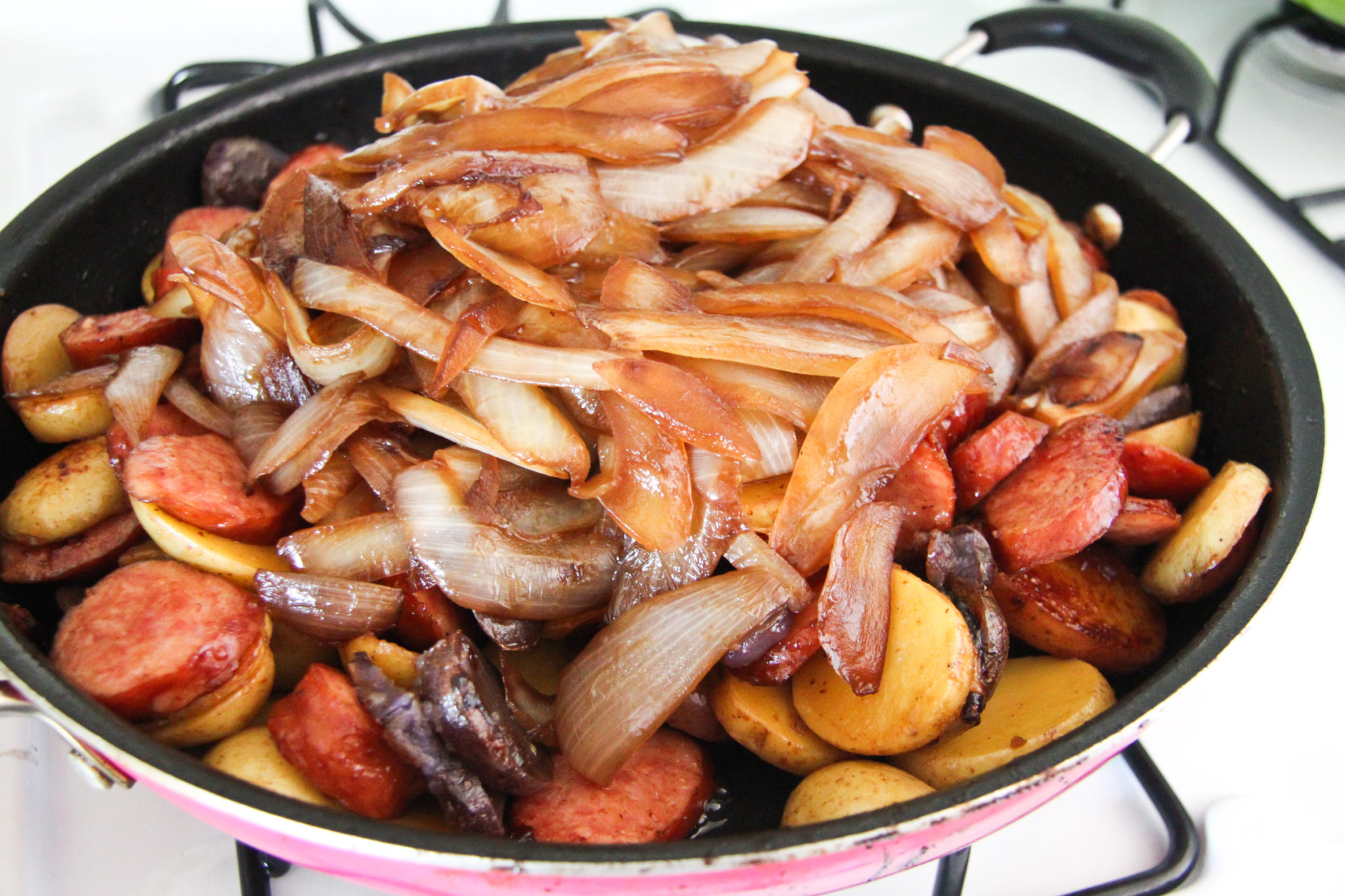 Kielbasa and Potatoes Skillet | Chef Julie Yoon
