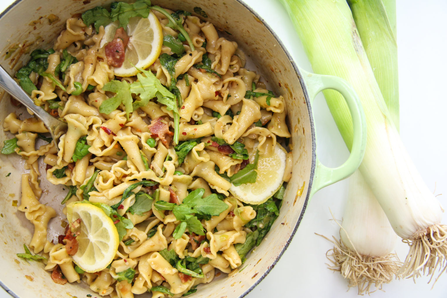 Spring Pasta Carbonara | Chef Julie Yoon