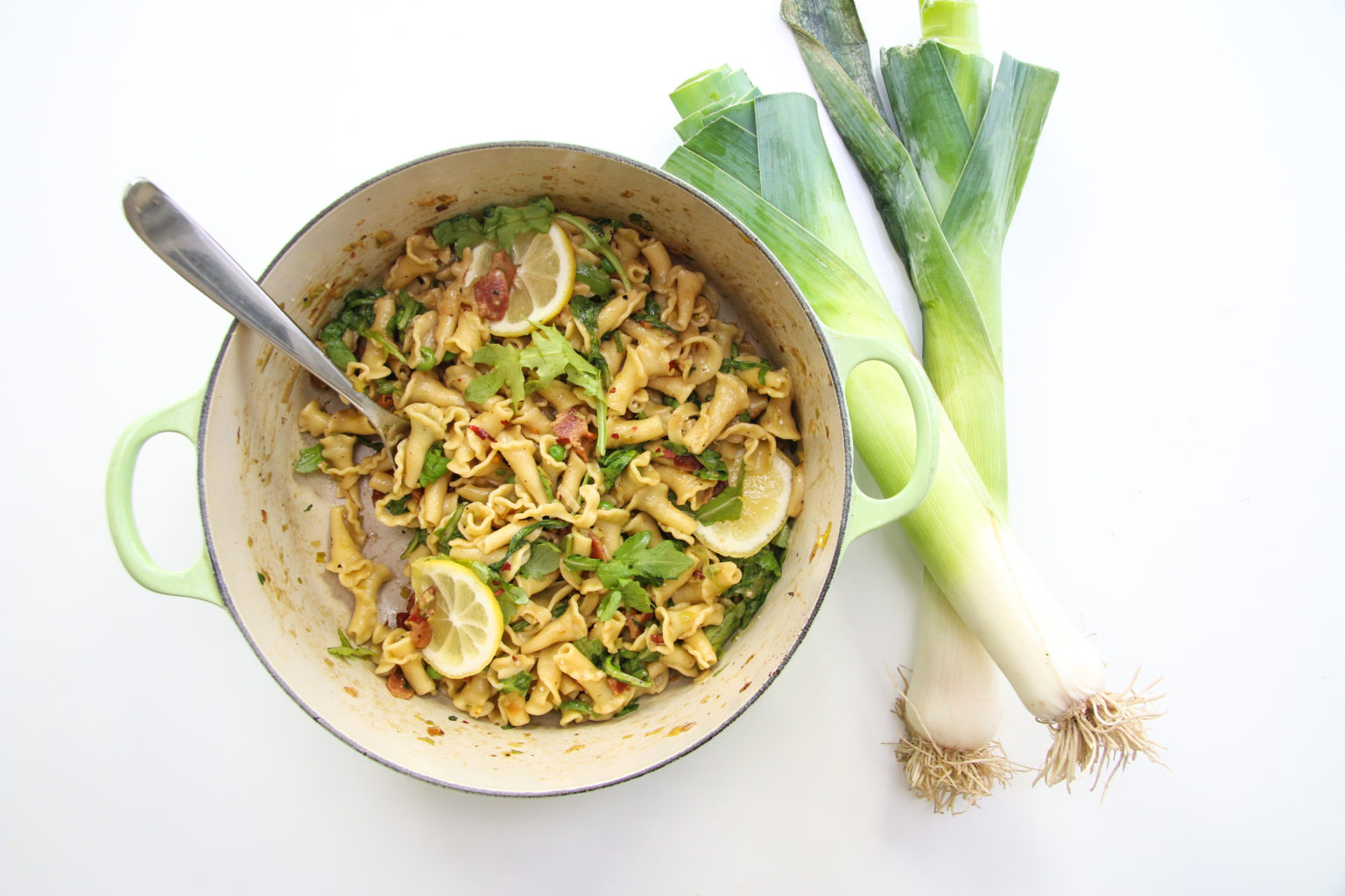 Spring Pasta Carbonara | Chef Julie Yoon