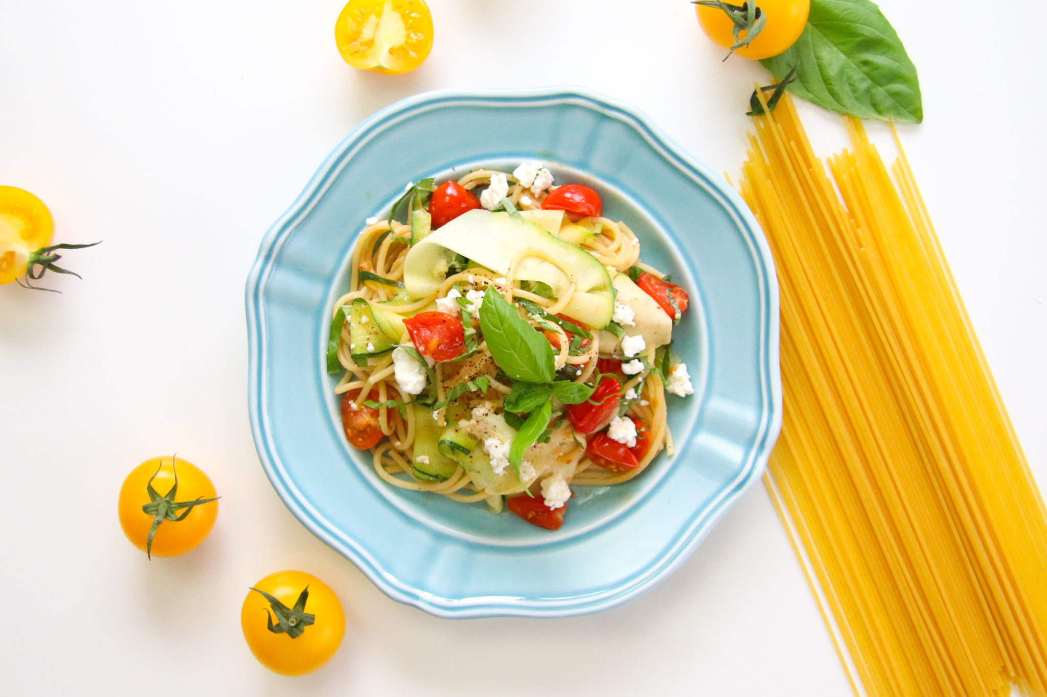 Summer Veggie Spaghetti | Chef Julie Yoon