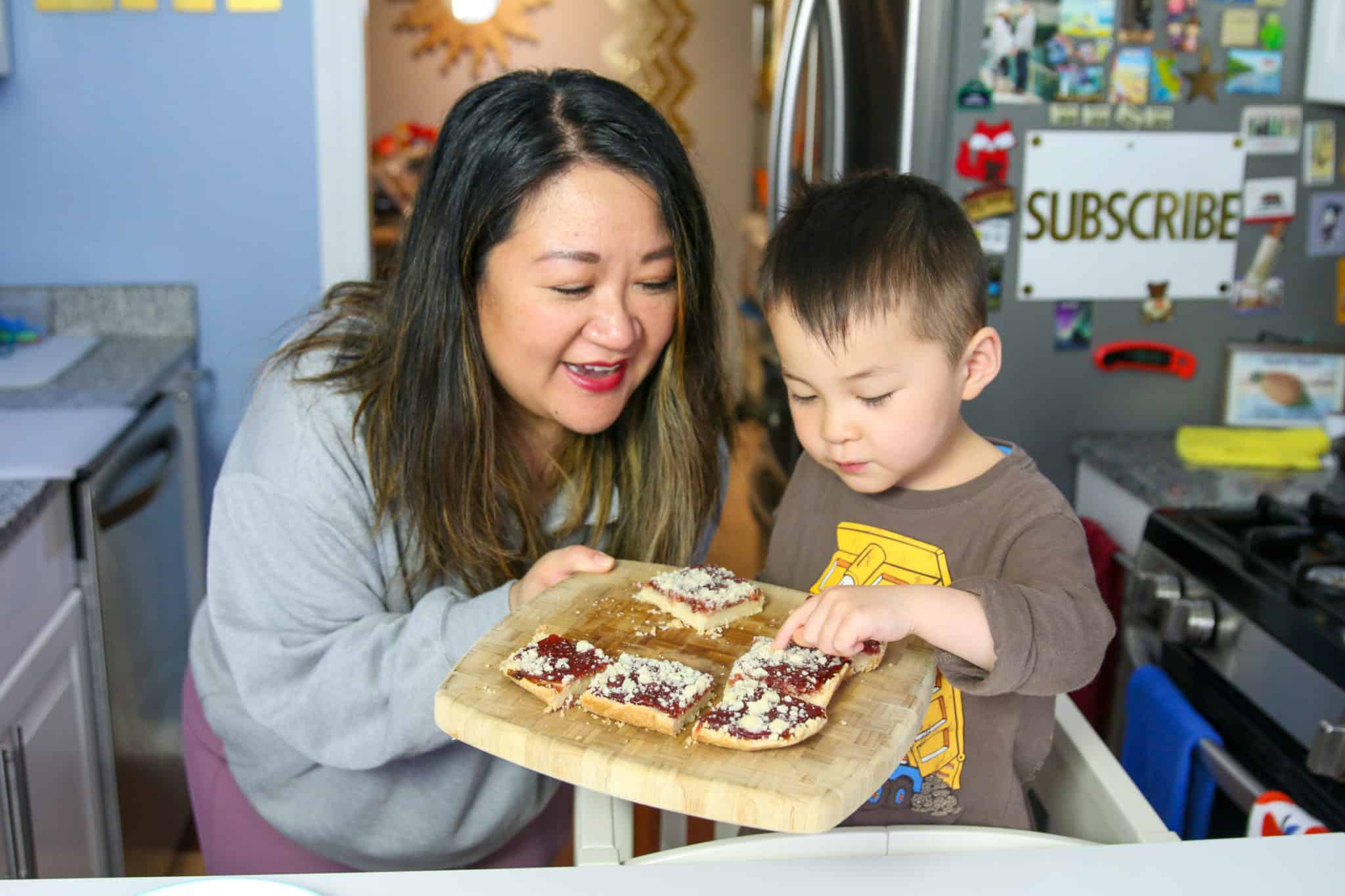 5 Ingredient Jam Bars | Chef Julie Yoon