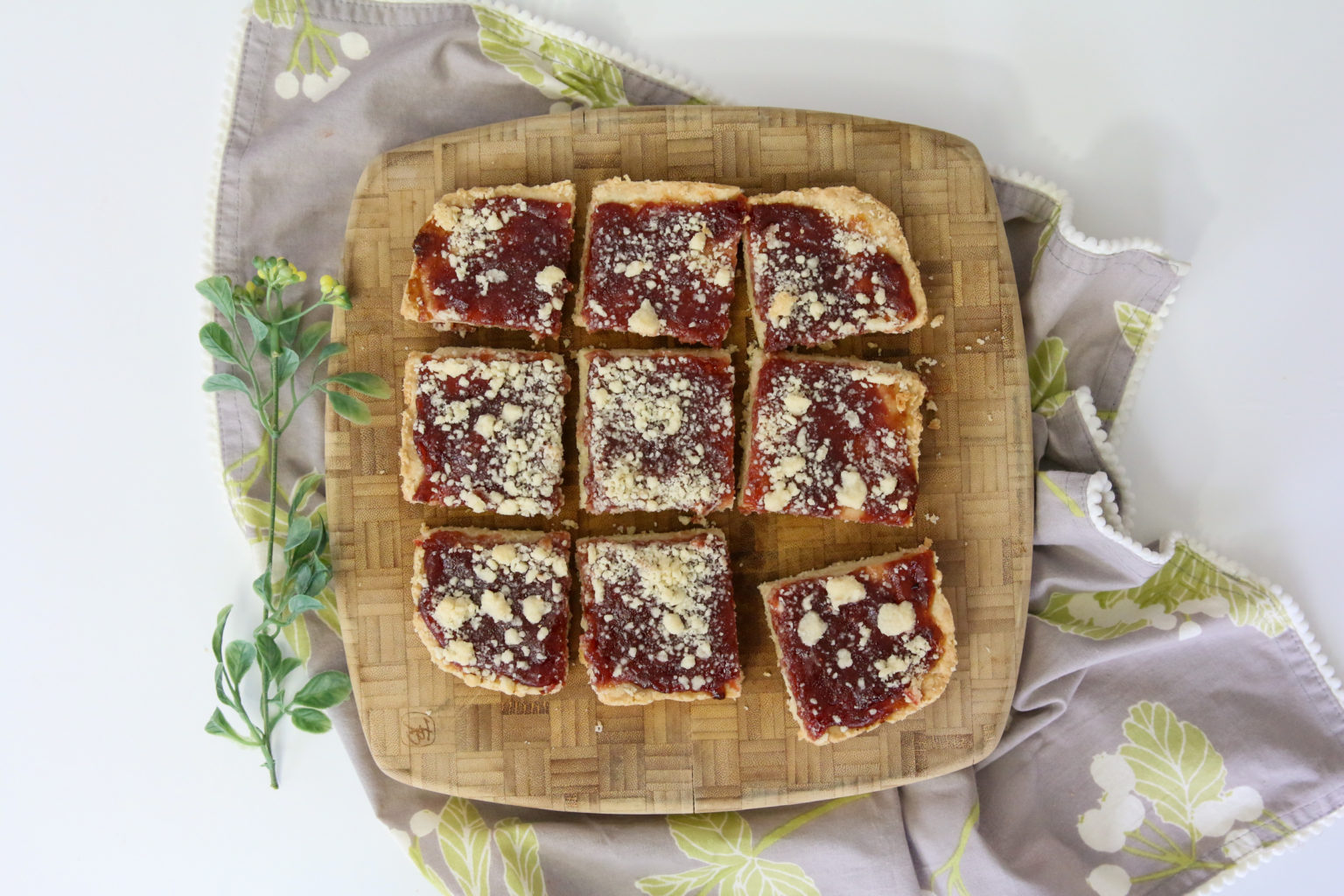 5 Ingredient Jam Bars | Chef Julie Yoon