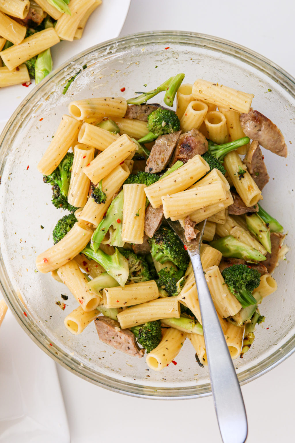 Rigatoni with Grilled Sausage and Broccoli – Chef Julie Yoon
